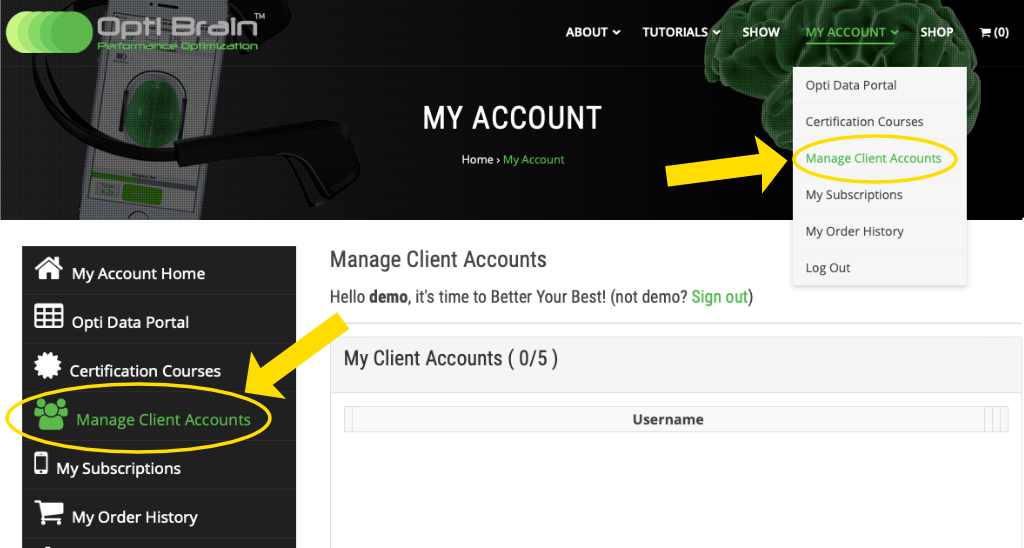 Multiple Opti Subscriptions - Opti Brain